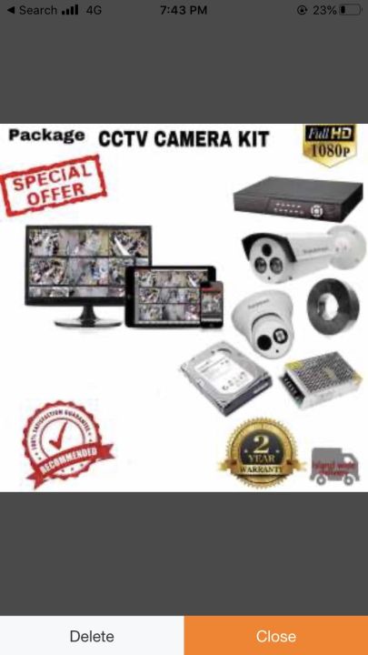 2 HD CAMERA COMPLETE SET - CCTV Camera System | Daraz.lk
