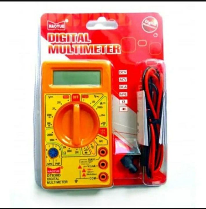 DT830D Branded Digital multimeter with Free 9V battery | Daraz.pk