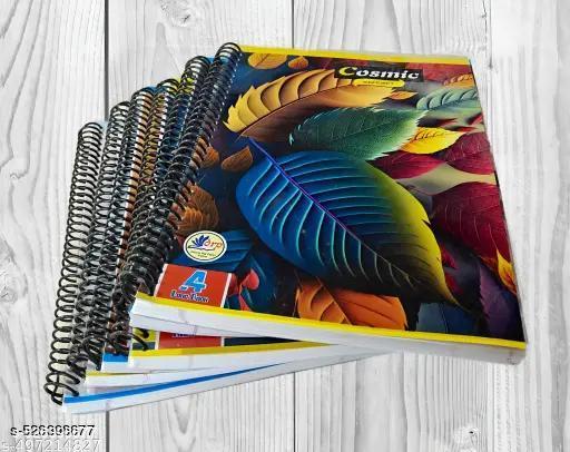 (1 Pc) Jumbo Spiral Ring Register Notebook A4 Single Line Register ...