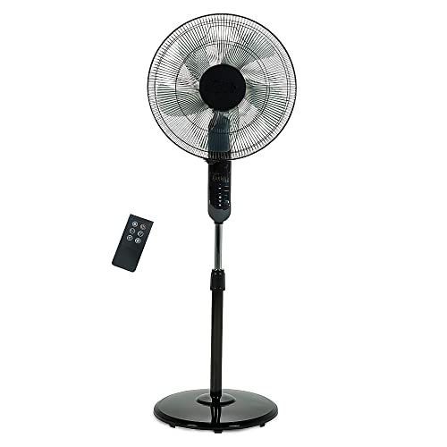 Pedestal Stand Fan 5 Blades with Remote Control + 1 Year Company ...