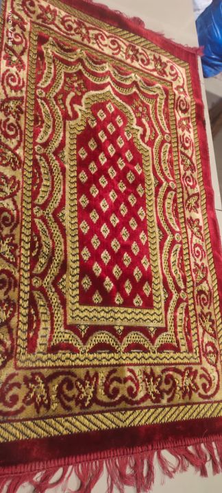 Traditional Design Soft Prayer Mat | Prayer Rug Janamaz / Jai Namaz ...