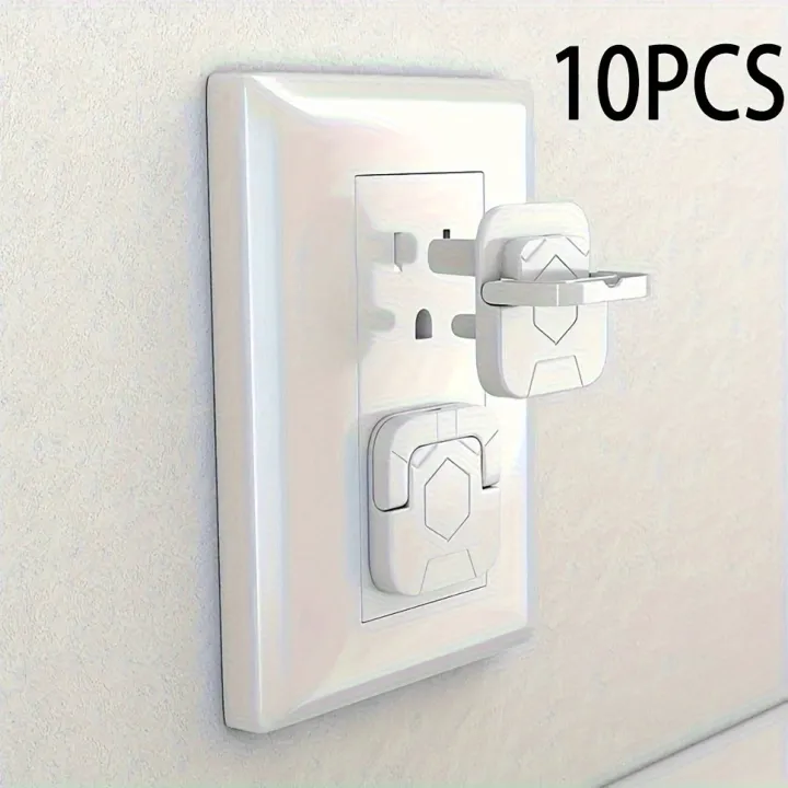 10PCS USA Electric Shock Proof Outlet Covers - Transparent Protective ...