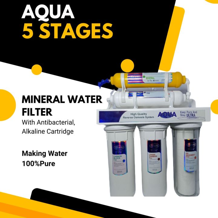 Aqua 5 Stages Mineral Water filter | Daraz.pk