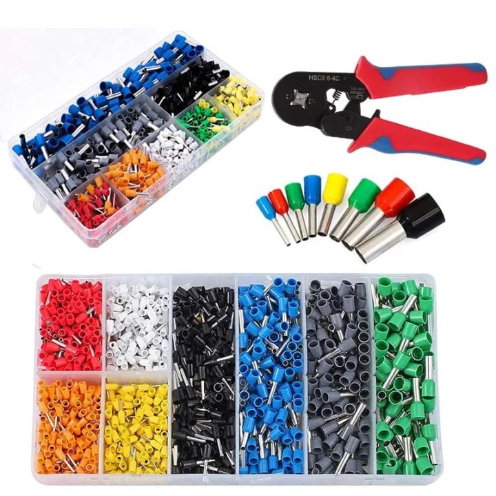 400-2120PCS Electrical Tube Insulated Terminal VE Tubular Crimp ...