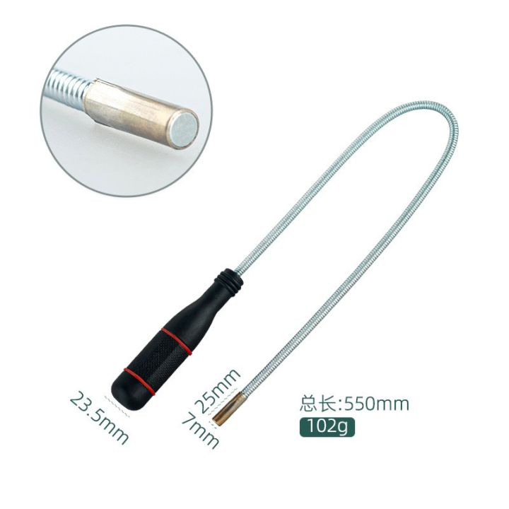 Flexible Magnetic Pickup Tool Bendable Snake Pickup Bendable Suction ...