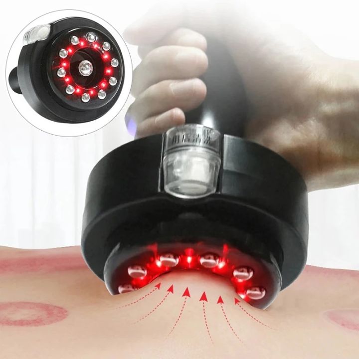 Electric Meridian Brush Gua Sha Body Massager Vibrate Microcurrent Hot ...