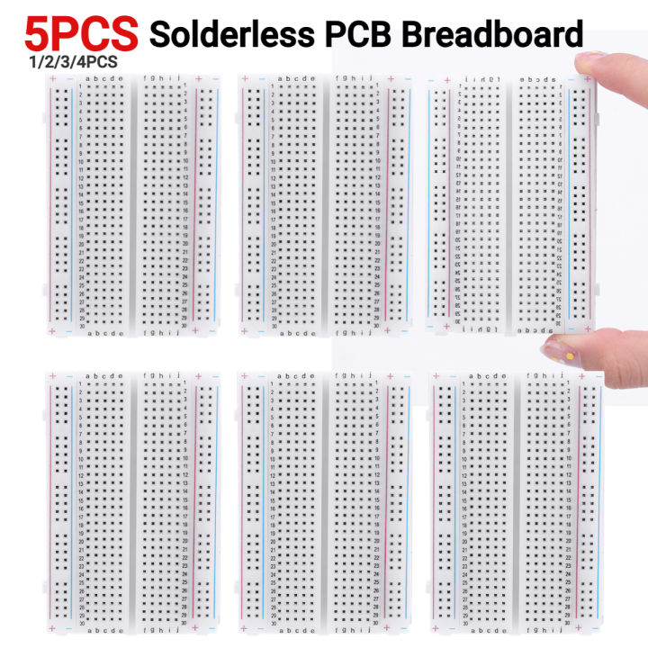 400 Tie Points Solderless PCB Breadboard Spliceable Universal Test ...