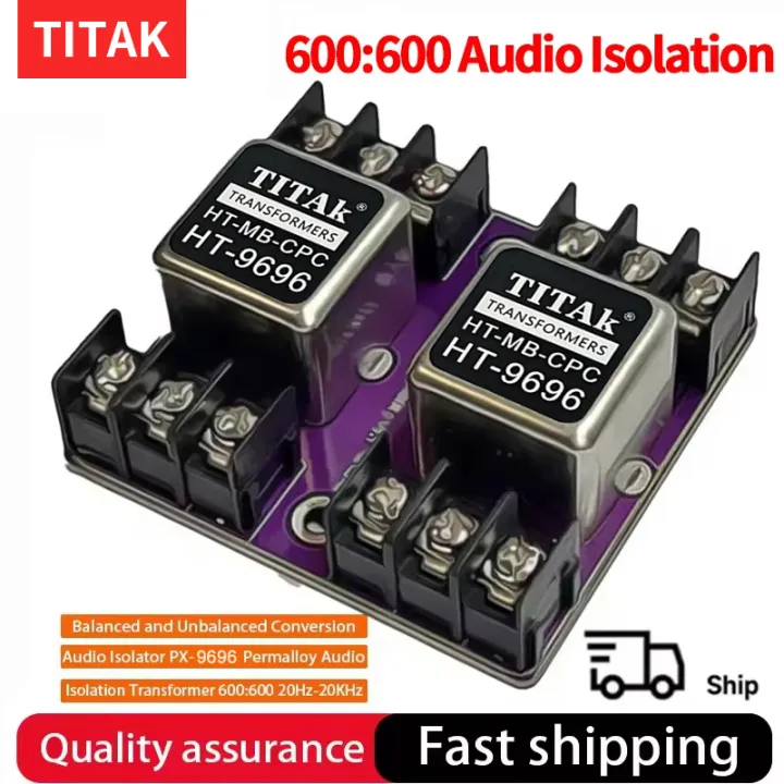 TITAK Permalloy Audio Signal Transformer Balanced and Unbalanced ...