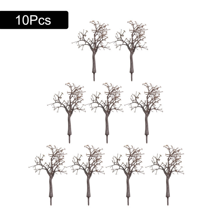 10pcs 12cm Scenery Landscape Model Bare Tree Trunk Train Model Tree ...