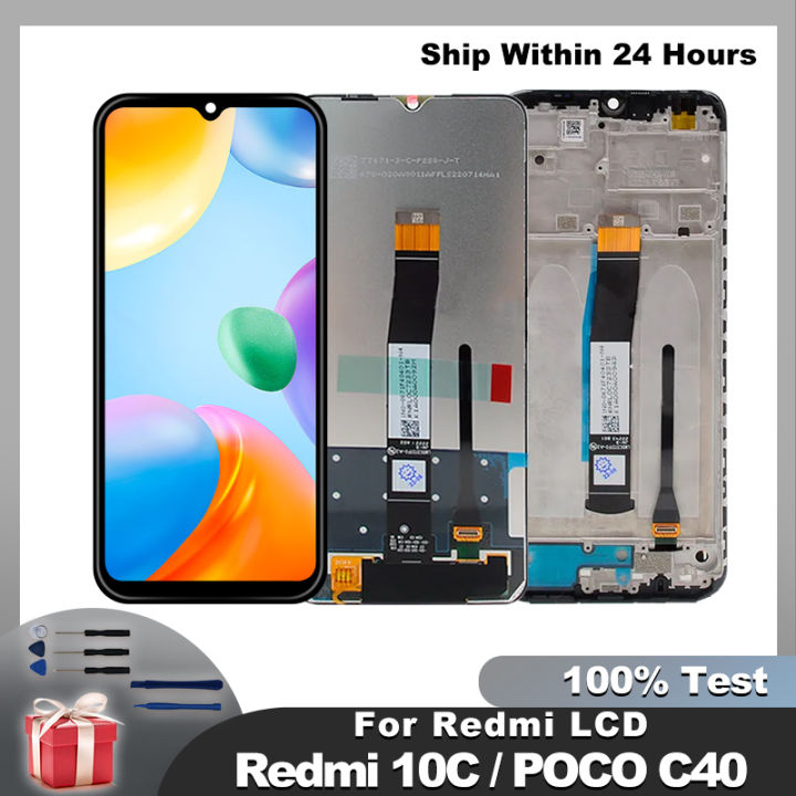 6.71" For Xiaomi Redmi 10C LCD 220333QAG Display Touch Screen Digitizer ...