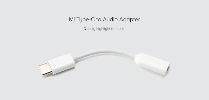 Mi Original USB Type C To 3.5mm Headphone Jack Adapter Aux Audio ...
