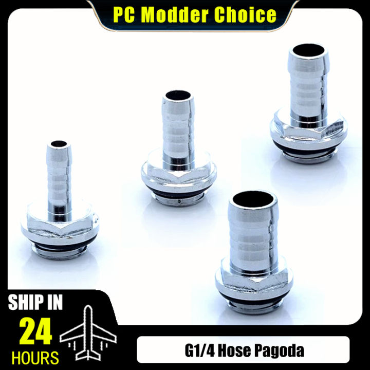 FREEZEMOD Computer Water Cooling Barb Fitting, Pagoda Adapter For Inner ...