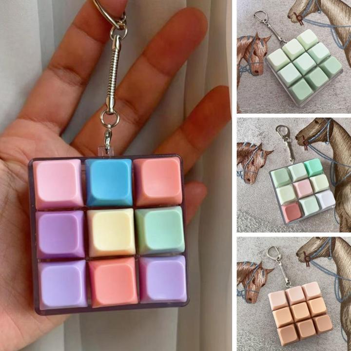 Fidget Keychain DIY Keyboard Fidget Keychain Keys Button Relief Stress ...