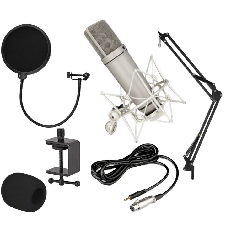 Studio Recordings: Condenser Mic with Inclusive Shock Mount | Daraz.lk
