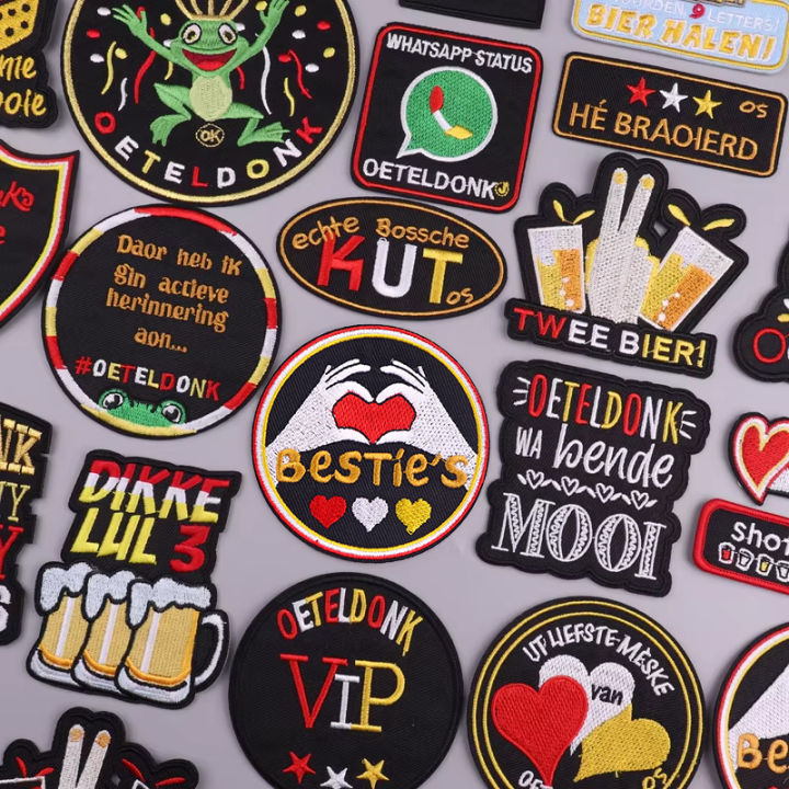 2025 New Designs Netherland Oeteldonk Carnival Iron On Patches For ...