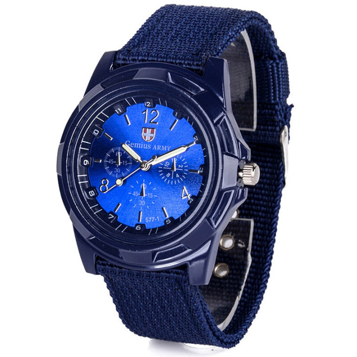 Men sports watch classic nylon strap stainless watches for men | Shop ...