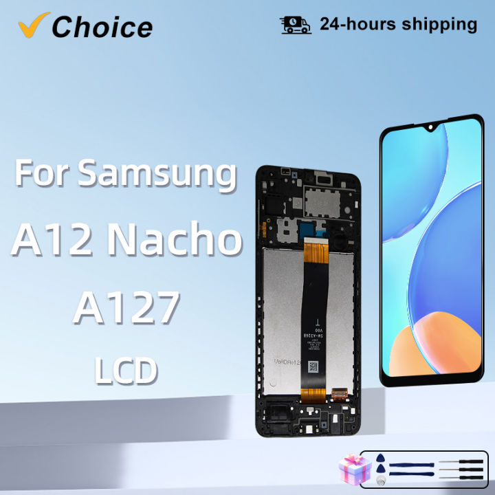 For Samsung Galaxy A12 Nacho LCD Display A127F LCD Touch Screen ...