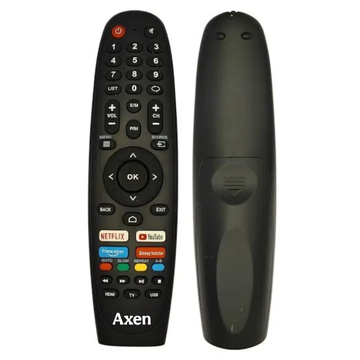 Universal Remote Control For Axen LCD & LED Tv | Daraz.pk