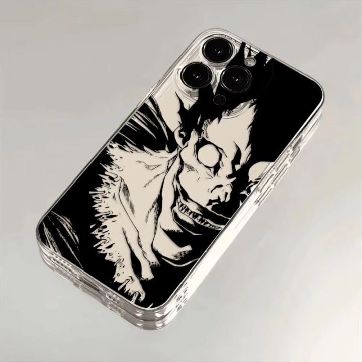 Japan Anime Death Note Phone Cases For iPhone 16 15 14 13 12 11 Pro Max ...