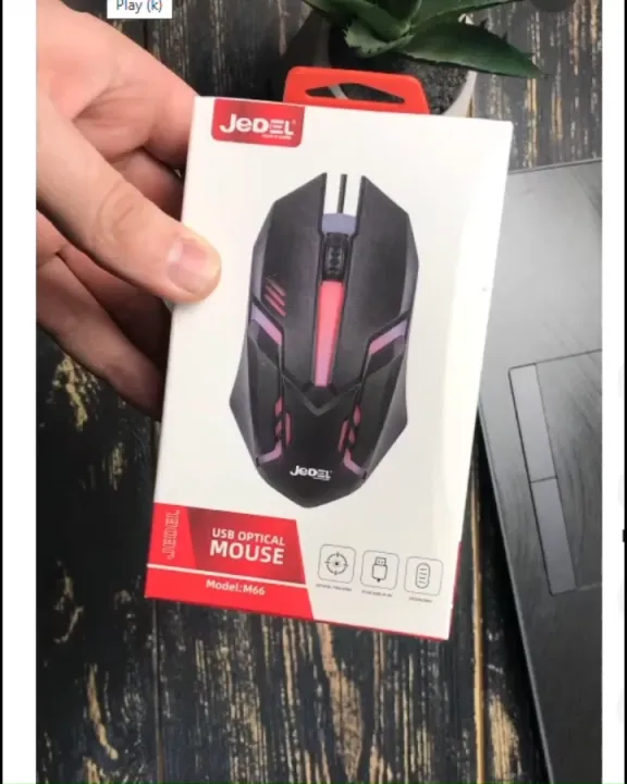 Jedel M66 RGB Gaming Mouse | USB Wired Optical Mouse with LED Lights ...