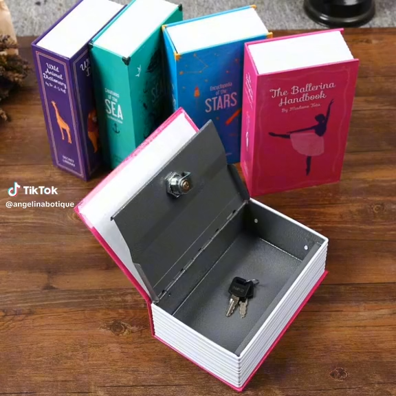Book Safe with Combination Lock, Dictionary Diversion Book Safe ...