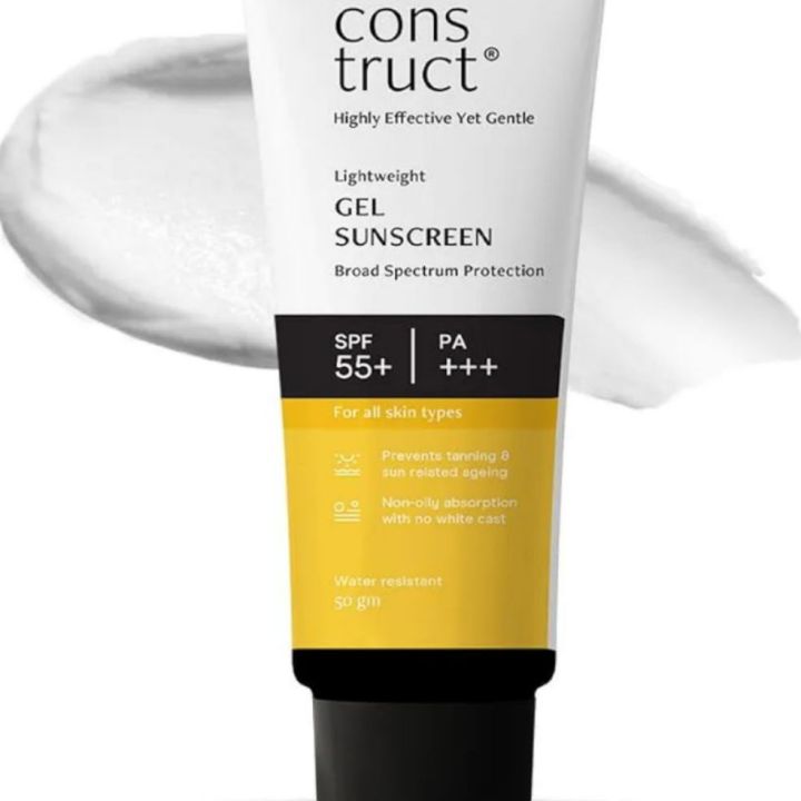 Deconstruct Face Gel Sunscreen SPF 50 + and PA+++ | Gel based sunscreen ...