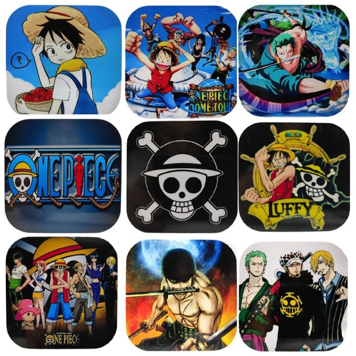 Animated One Piece diy sticker alarm clock PVC Luffy kitchen knife ...