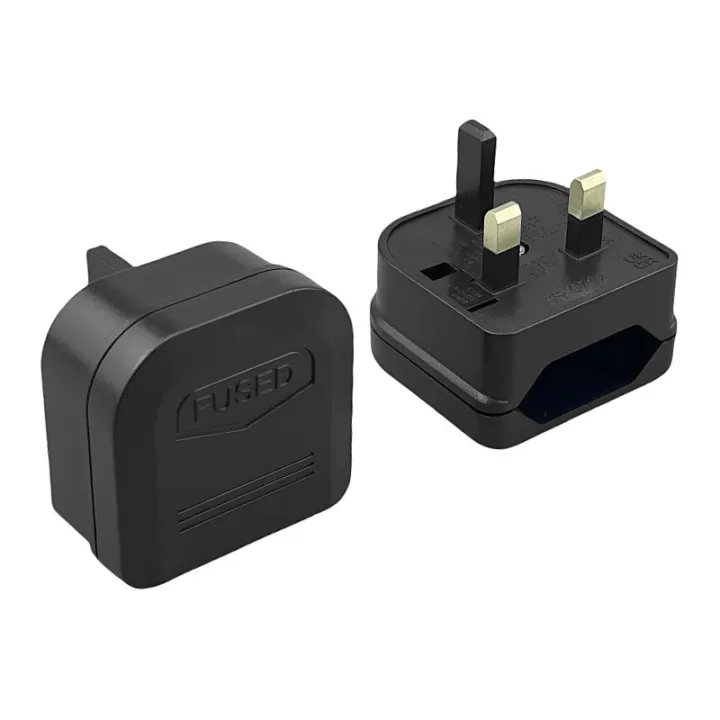 EU Plug To UK SG MY 3 Pin Type G Plug With 5A Fuse Power Socket ...