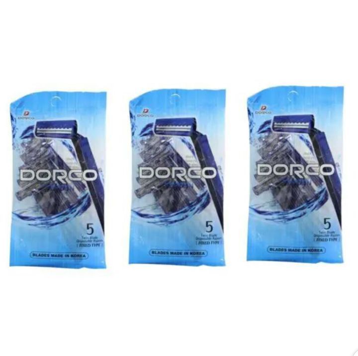 Pack of 3 Original DORCO Twin Blade Disposable Body Razor | Daraz.pk