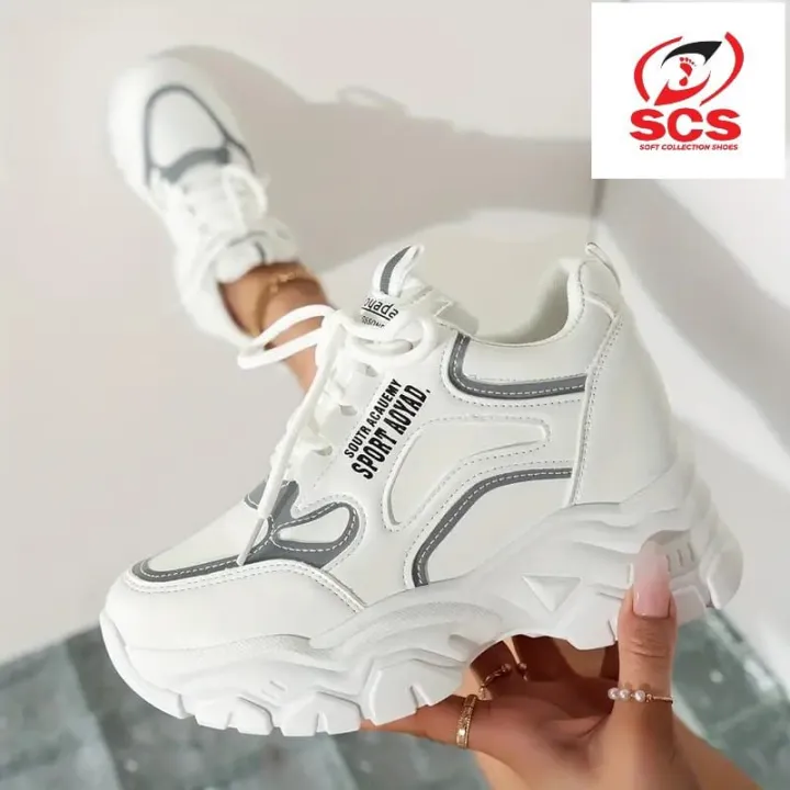 SCS hight increase Corian sneakers Shoes For Girl's | Daraz.pk