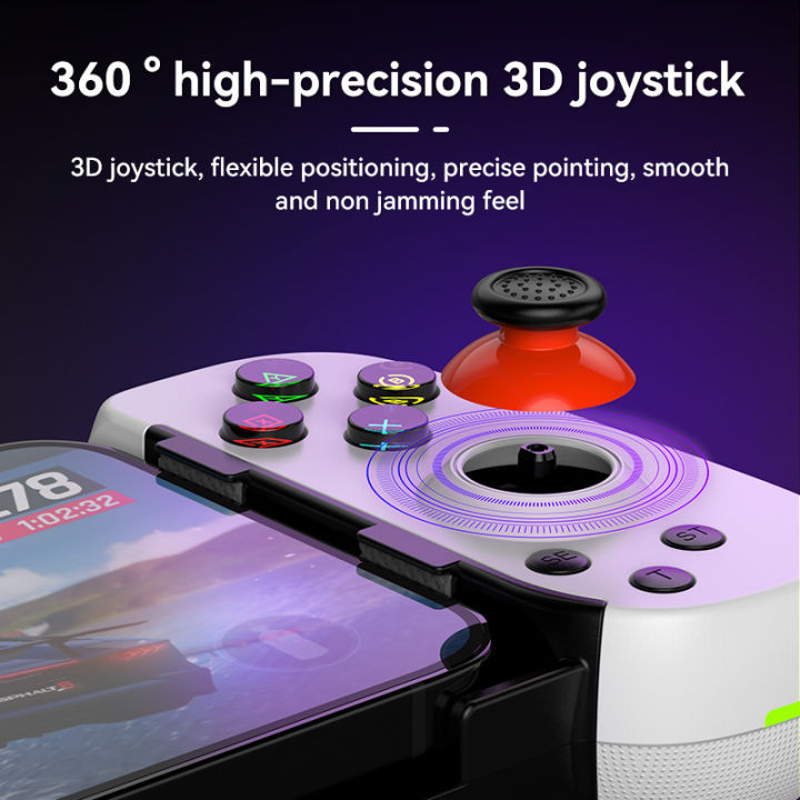 D6DP Wireless Bluetooth Retractable Wireless Gamepad Extendable Game ...