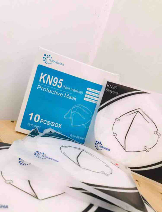 Suraksha KN95 Face Mask Respirator 5ply Face Mask | Daraz.lk