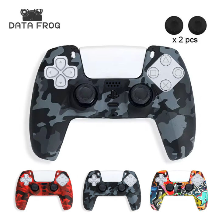 DATA FROG Silicone Case for PlayStation 5 Protective Cover Skin ...