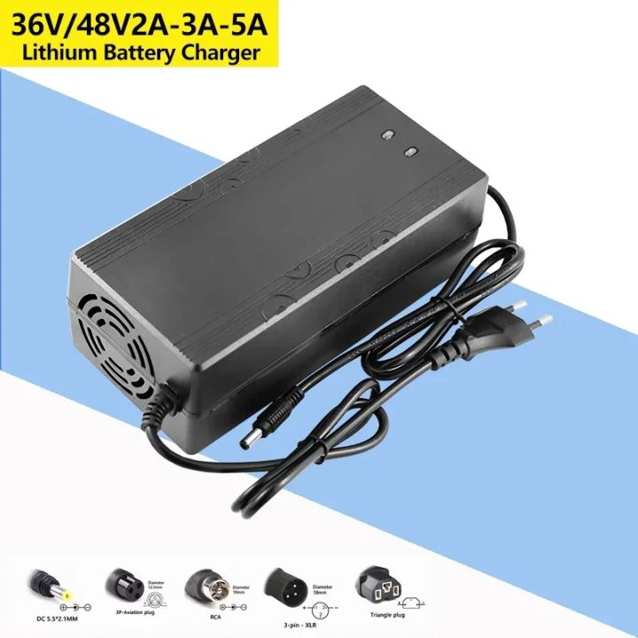24V/42V/54.6V/67.2V/84V 5A Battery Charger 36V/48V/60V/72V 5A Li-ion Charger for 7S 10S 13S 16S ...