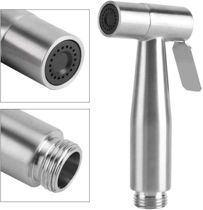 stainless steel Muslim shower high quality with steel holder and skrew ...