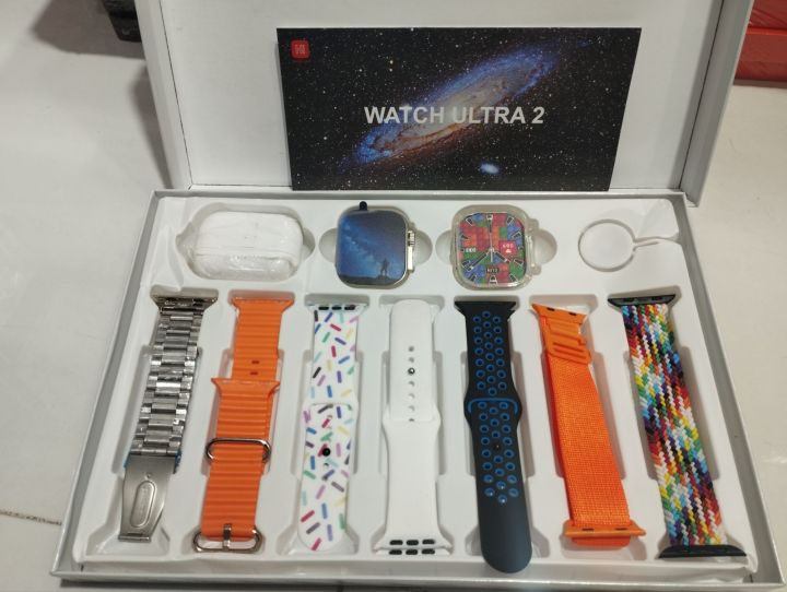 i20 Ultra Max SUIT 10in1 Smartwatch with Airpods | Daraz.com.bd