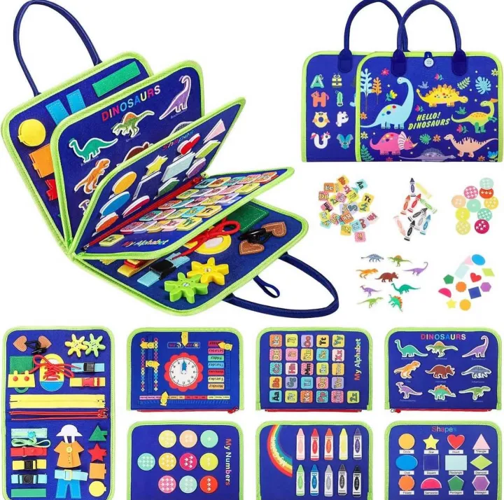 Nechibaby Soft Cloth Baby Books Cloth baby busy book Animals&Vehicle ...