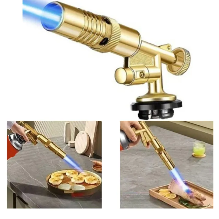 High-Temperature Gas Burner Welding Torch Gold Portable Welding Gas ...