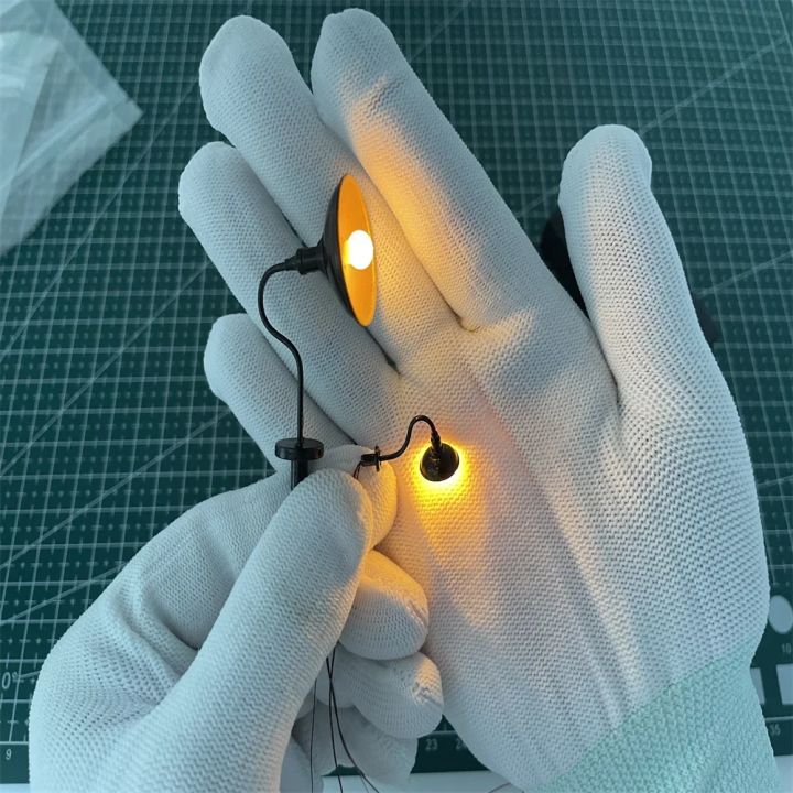 New Metal SMD LED Wall Light Train 1:87 HO 100 Scale Building Sand ...