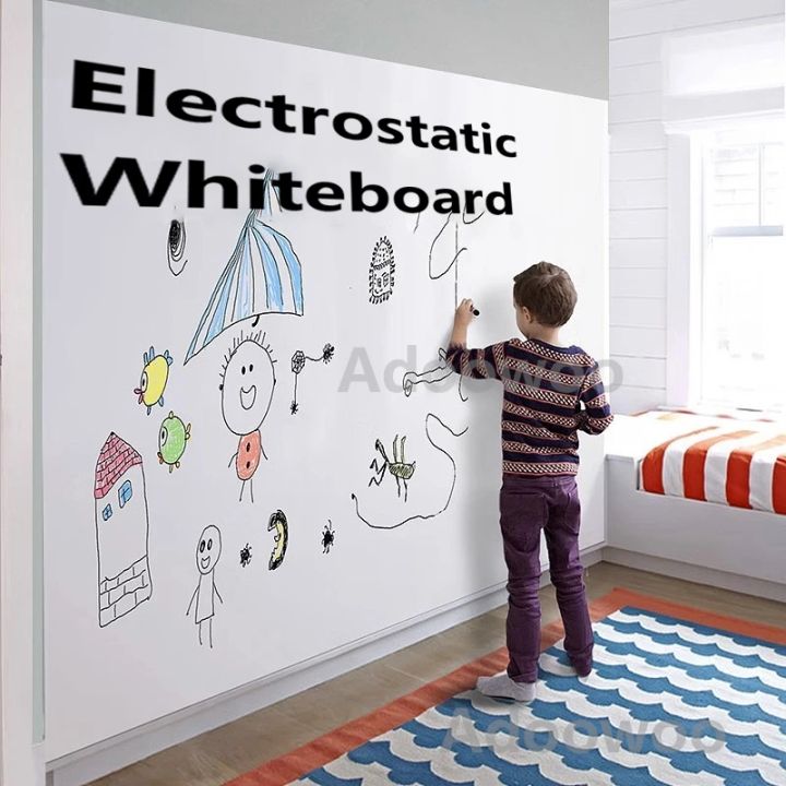 Whiteboard Wall Sticker Premium Static Cling No Damage to Wall Easy to ...