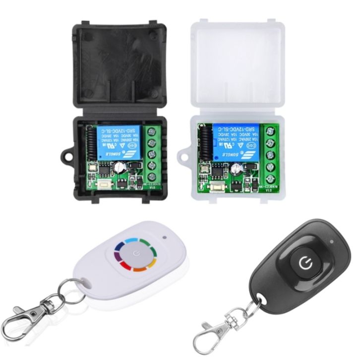 433Mhz Wireless Remote Control Switch DC 12V 1CH Relay Receiver Module ...