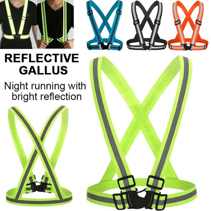 Highlight Reflective Straps Night Work Security Running Safety ...