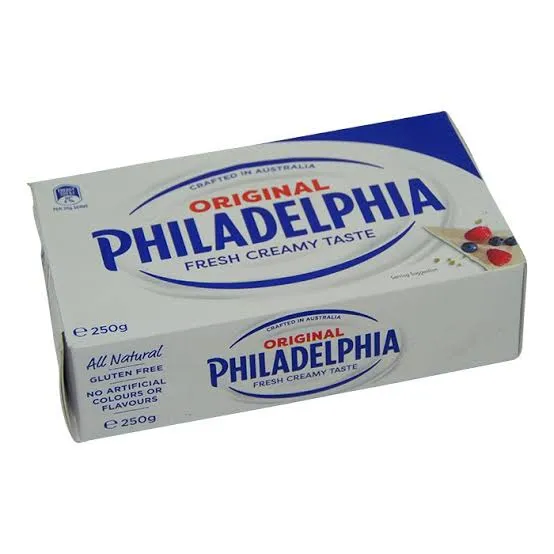 Philadelphia Original Cream Cheese 250gram – Best for Cheesecake ...