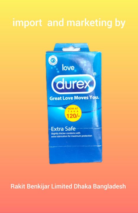 Durex condoms extra safe Full box 3s (3×6=18) pis | Daraz.com.bd