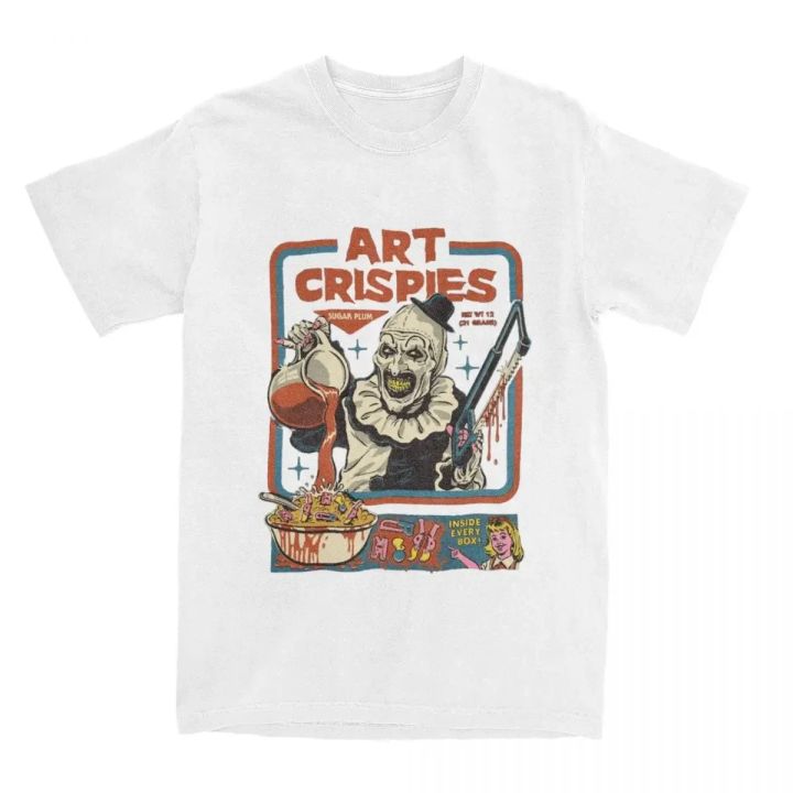 Art Crispies Terrifier Clown Shirt Apparel Men Women's Pure Fashion ...