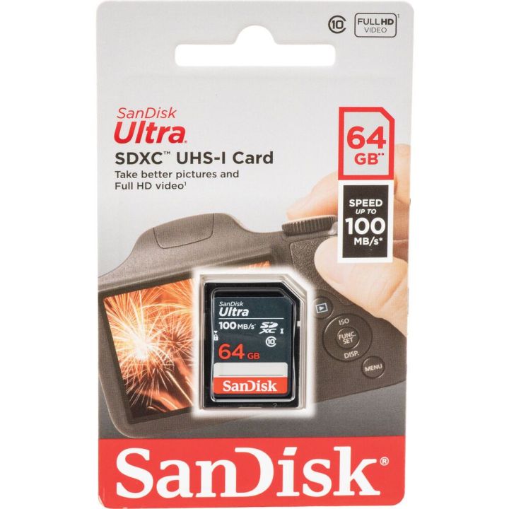 64 GB Ultra 100 mbs Memory Card for Dslr Camera | Daraz.com.np
