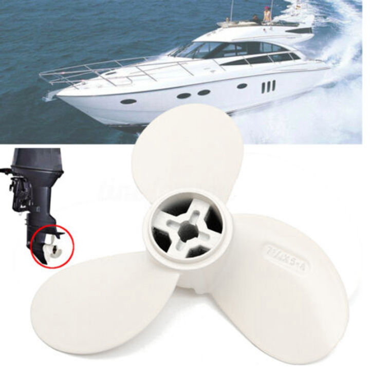 Metal Outboard Propeller 7 1/4X5-A For Marine Boat Motor 2 Stroke 2 For ...