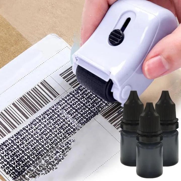 3pcs 10ML Black Ink Refills Parcel Privacy Information Eliminators Anti ...