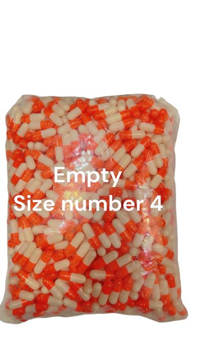 Empty capsule shell,size(4)one packet in 1000 piece,75mg | Daraz.pk