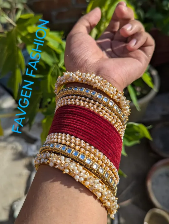 1 Set New IndianBangles/Churi Package For Girls-(1 full set) | Daraz.com.bd